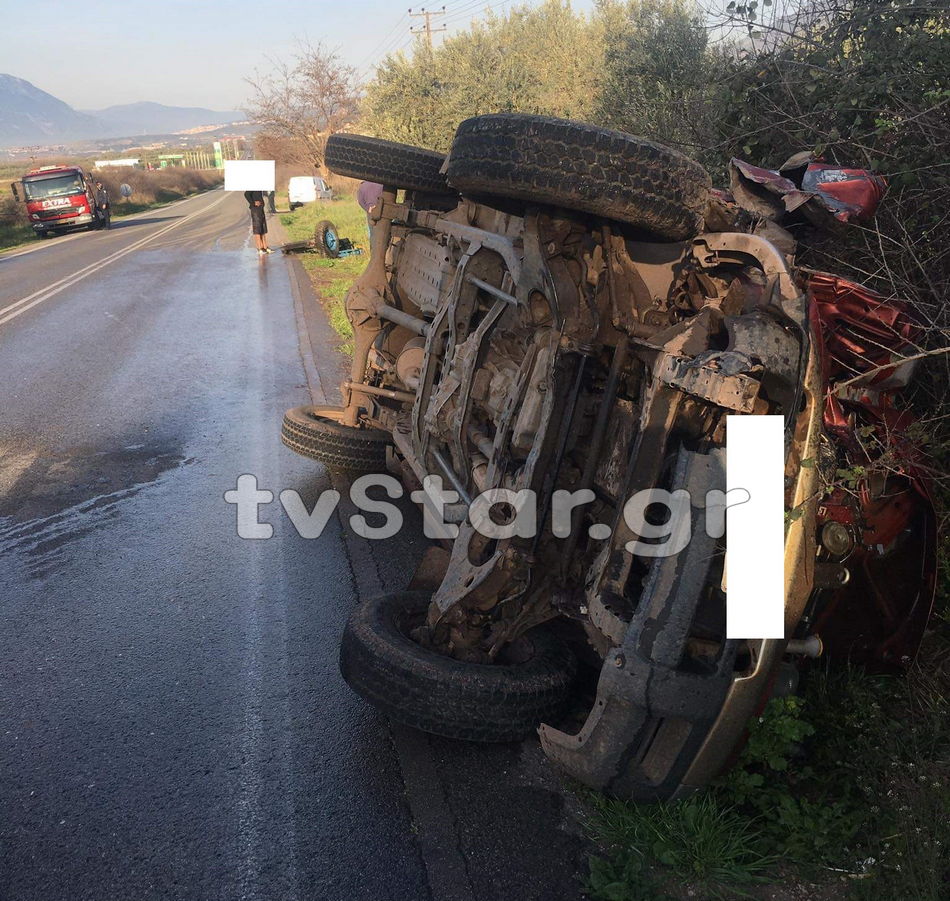 Φθιώτιδα: Aυτοκίνητο έπεσε σε τρακτέρ. Τρεις τραυματίες (φωτο) – tvstar.gr