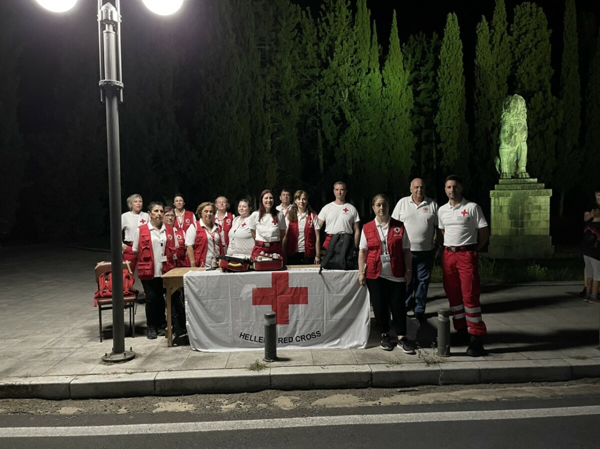 Tο Περιφερειακό Τμήμα του ΕΕΣ Λιβαδειάς παρείχε υγειονομική κάλυψη «ΣΤΑ ...