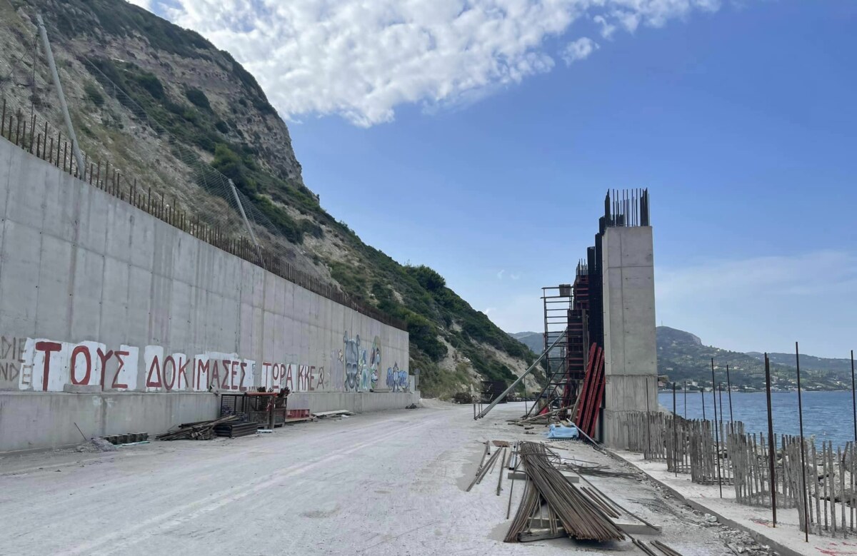 Σε εξέλιξη ένα από τα δυσκολότερα έργα του νότιου οδικού δικτύου της ...