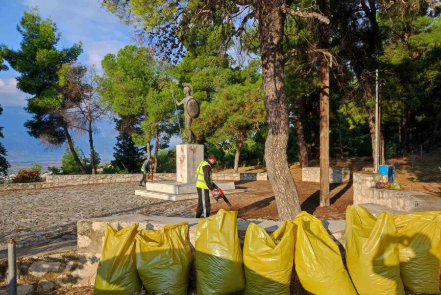 Συνεχίζονται οι παρεμβάσεις καθαριότητας και συντήρησης πρασίνου στη ...