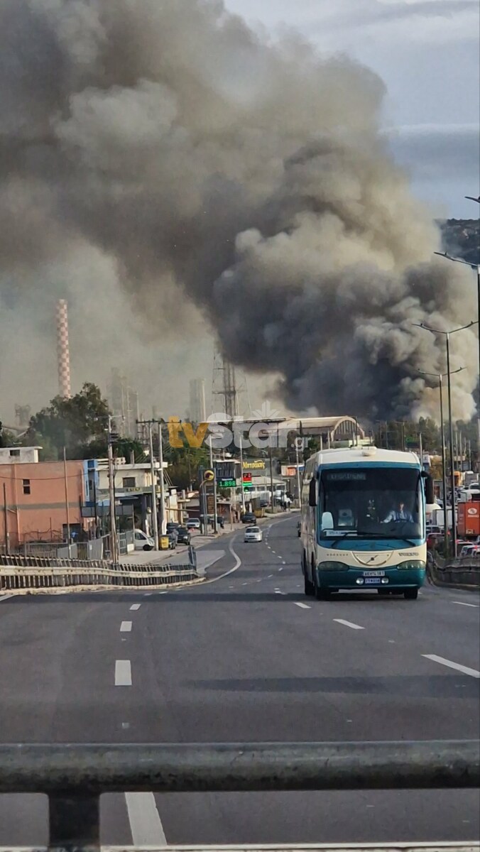 Φωτιά στον Ασπρόπυργο σε εργοστάσιο διαχείρισης αποβλήτων – Μεγάλη ...