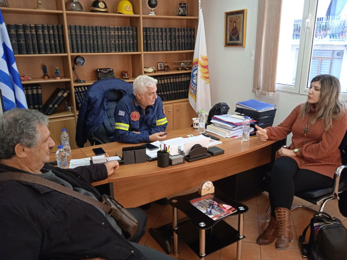 Την ΠΥ Χαλκίδας επισκέφθηκε η Γεωργία Πύθουλα, υποψήφια βουλευτής ...