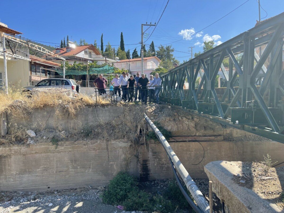 Κατασκευάζεται νέα γέφυρα στα Πολιτικά στο σημείο που έσπασε η παλιά ...