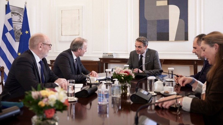 Συνάντηση Μητσοτάκη με την αποστολή της ΕΕ για την αναβάθμιση των ...