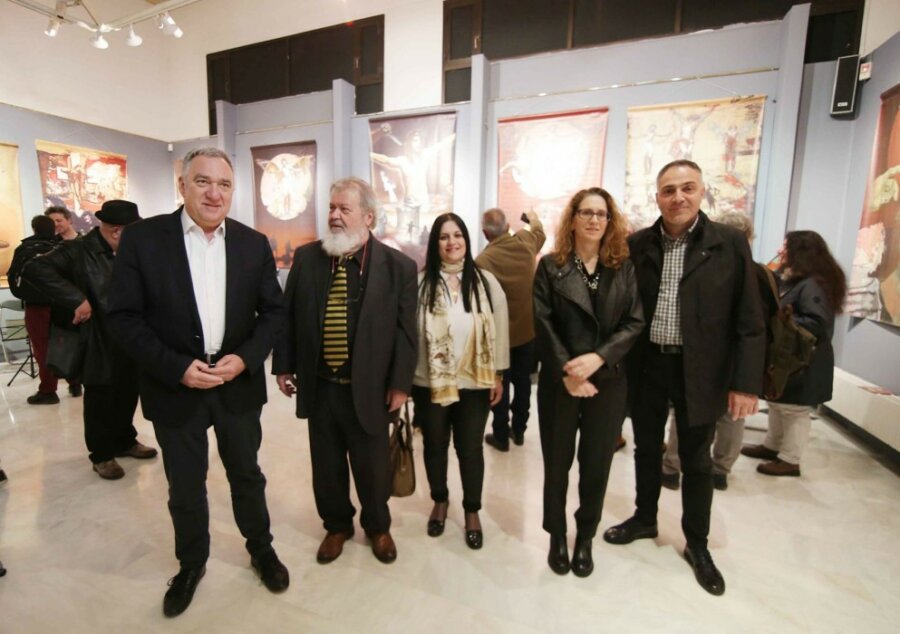 Εγκαίνια της εικαστικής έκθεσης του Δημήτρη Κολτσίδα με τίτλο "Ο ΗΧΟΣ ...