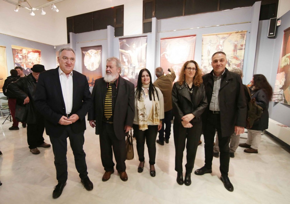 Εγκαίνια της εικαστικής έκθεσης του Δημήτρη Κολτσίδα με τίτλο "Ο ΗΧΟΣ ...