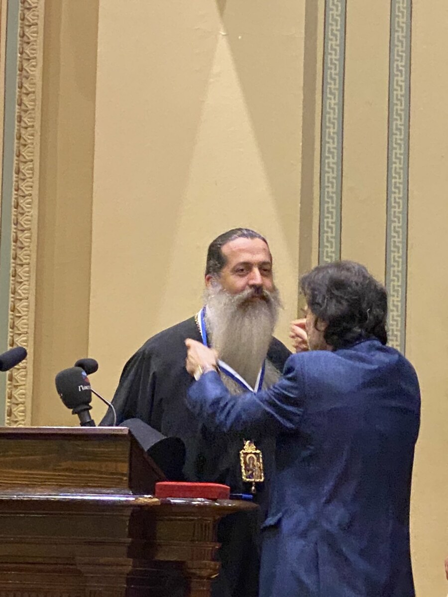 Ο Φιλολογικός Σύλλογος «Παρνασσός» τίμησε τον Φθιώτιδος Συμεών (φωτο ...