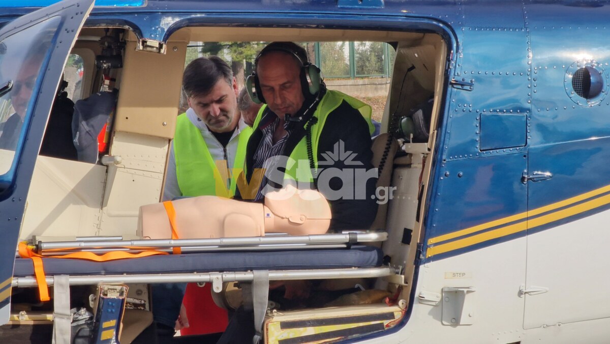 Λαμία: Εκπαιδεύονται σε αεροδιακομιδές με ελικόπτερα οι διασώστες του ...