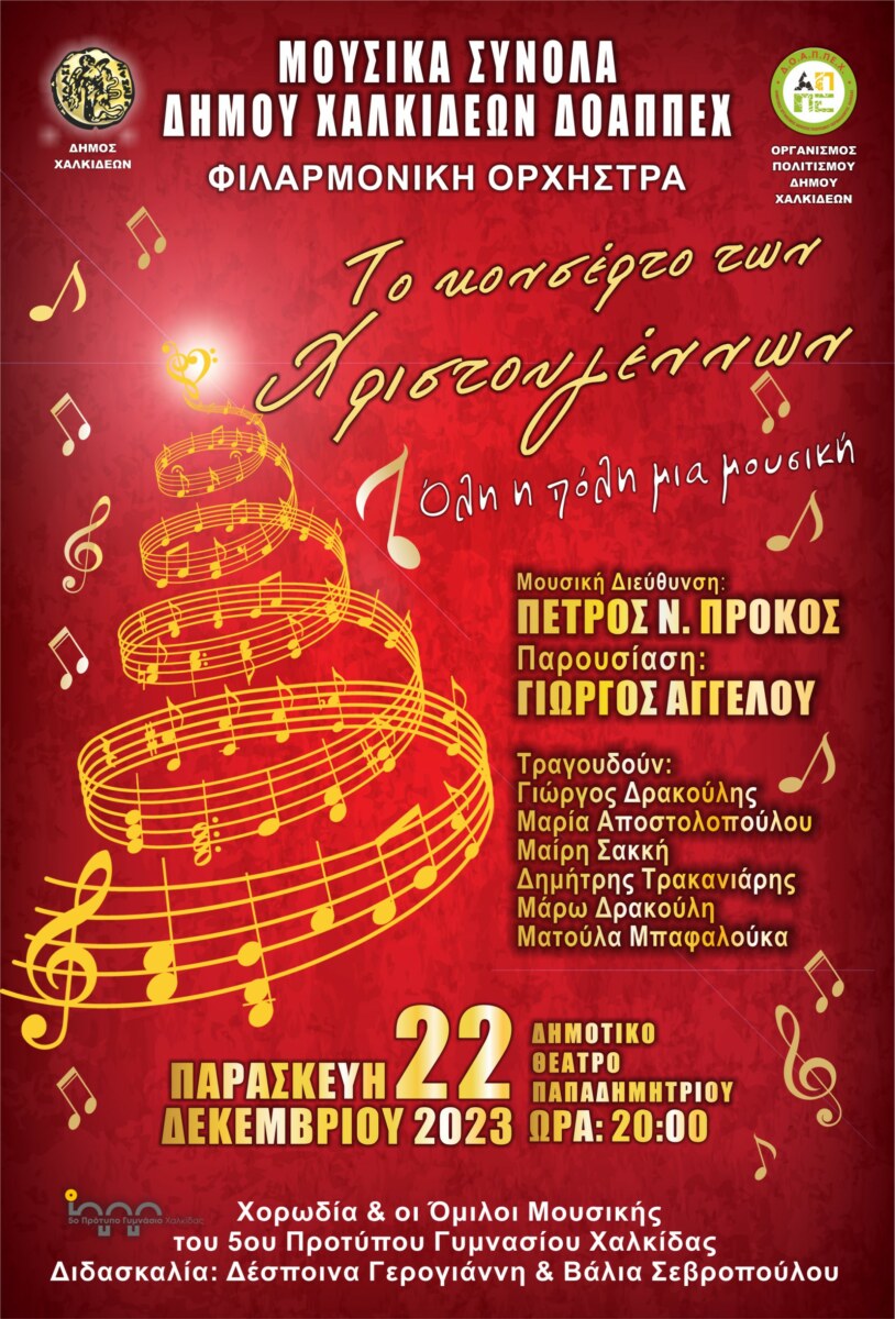«Το Κονσέρτο των Χριστουγέννων» από τη Φιλαρμονική Ορχήστρα του Δήμου ...