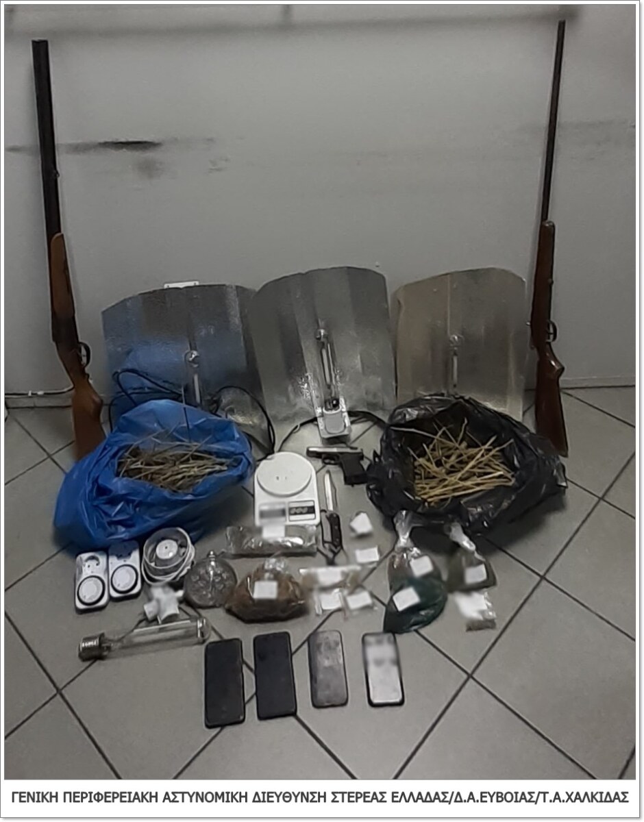 Χαλκίδα: Συλλήψεις 4 ατόμων για διακίνηση και καλλιέργεια ναρκωτικών ...