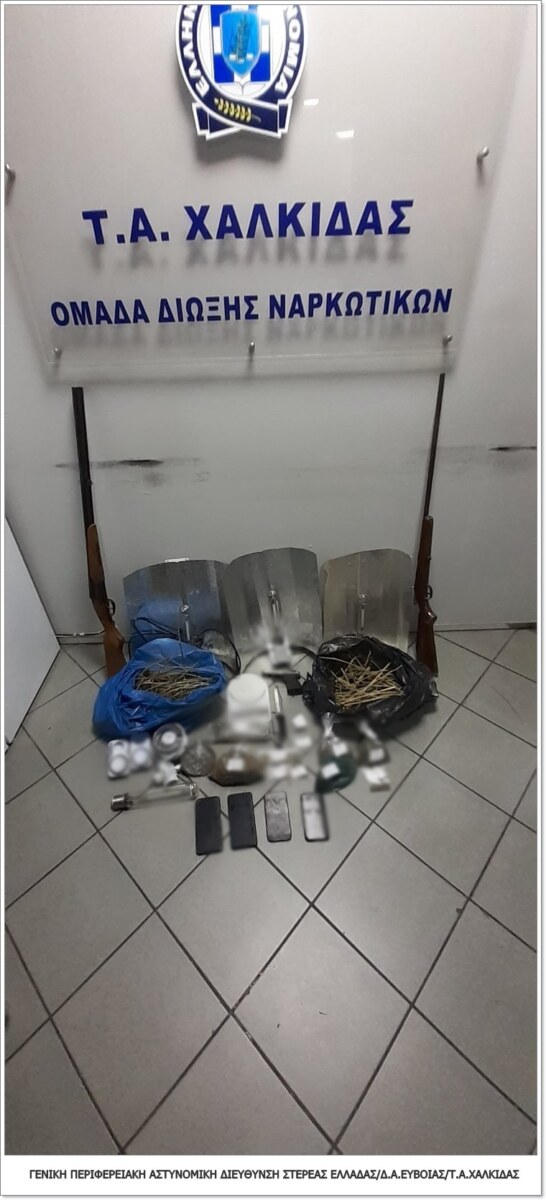 Χαλκίδα: Συλλήψεις 4 ατόμων για διακίνηση και καλλιέργεια ναρκωτικών ...