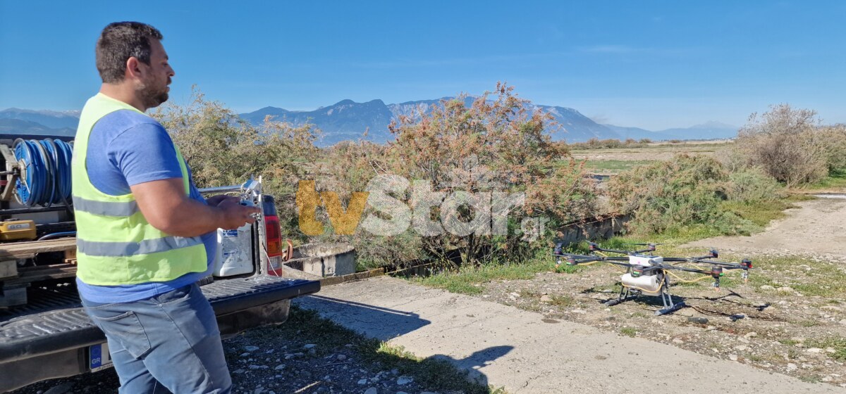 Ψεκασμοί με Drones στον κάμπο της Λαμίας κατά της όχλησης των ...