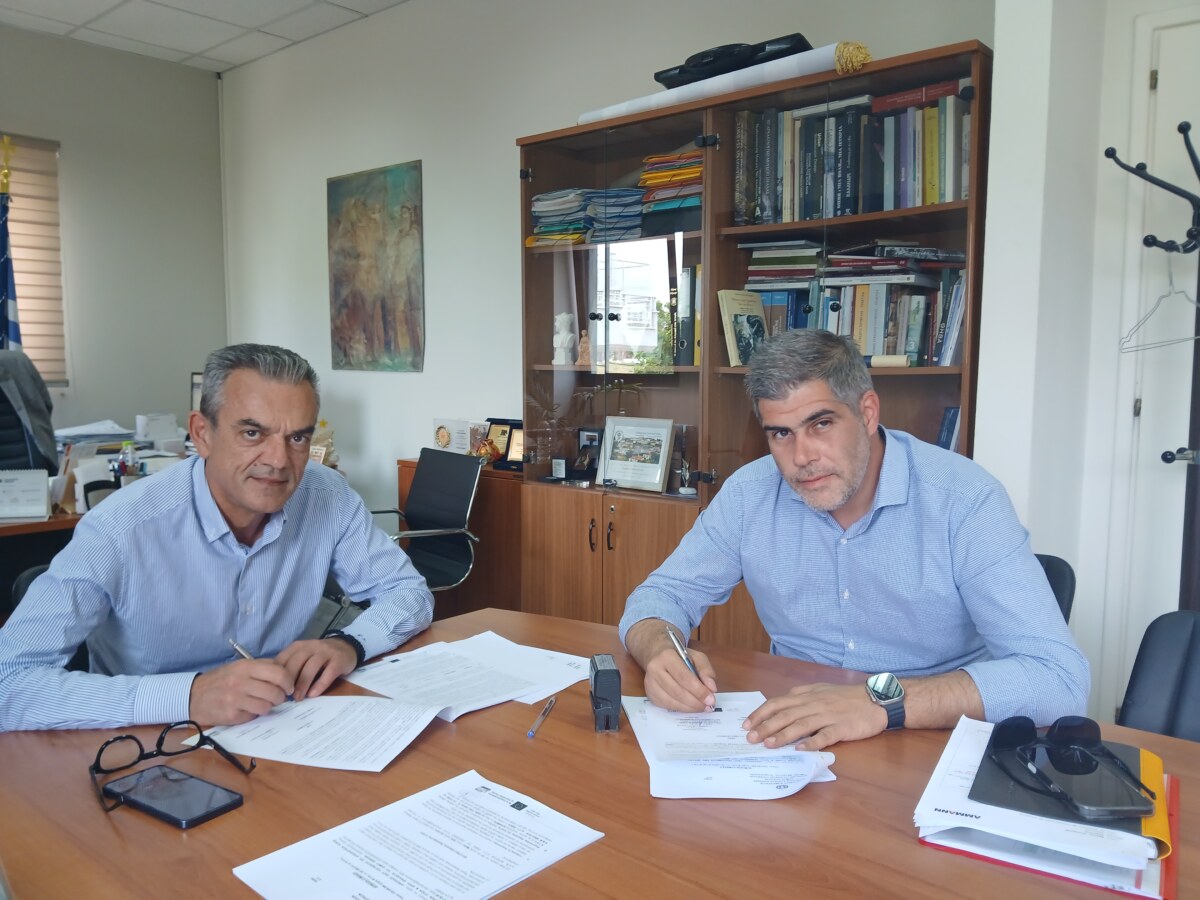 Υπεγράφη η Δημόσια Σύμβαση για την εκτέλεση του έργου : «ΑΝΑΠΛΑΣΗ ΟΔΟΥ ...