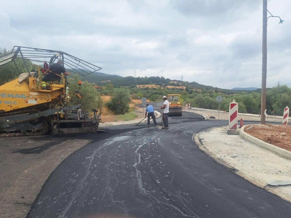 Σε εξέλιξη οι εργασίες αποκατάστασης και ασφαλτόστρωσης της Παράκαμψης ...