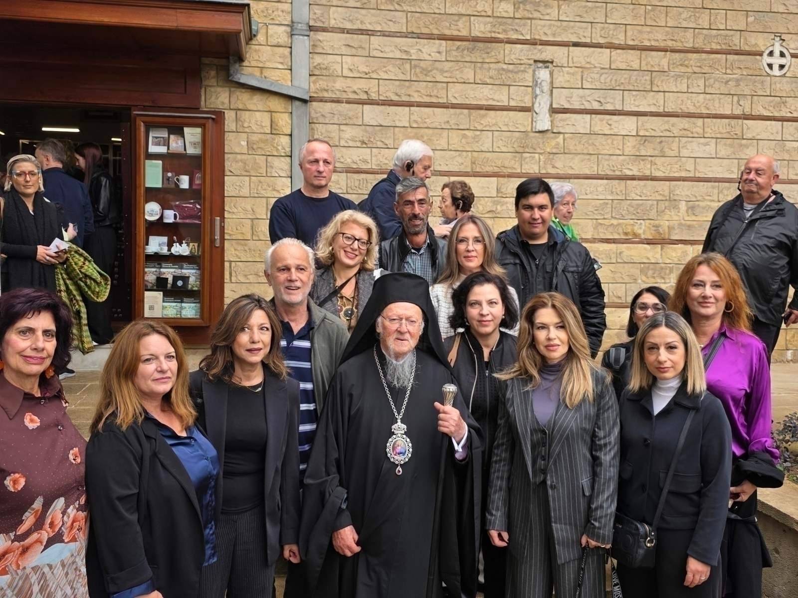 Συνάντηση δημοσιογράφων-μελών της ΕΣΗΕΘΣΤΕ-Ε με τον Οικουμενικό ...