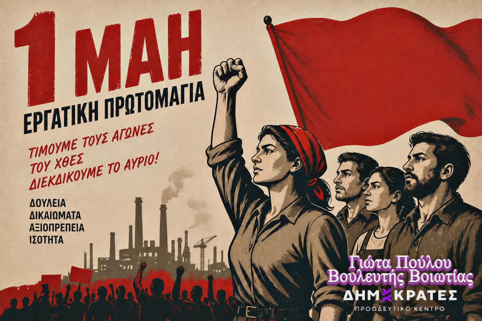 Το μήνυμα της Γιώτας Πούλου για την Εργατική Πρωτομαγιά – tvstar.gr